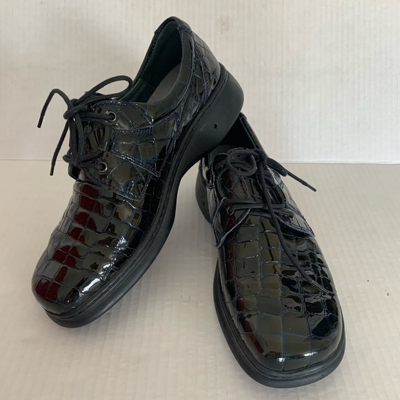 Helle Comfort | Shoes | Romus Womens Black Leather Derby Shoes Rubber ...